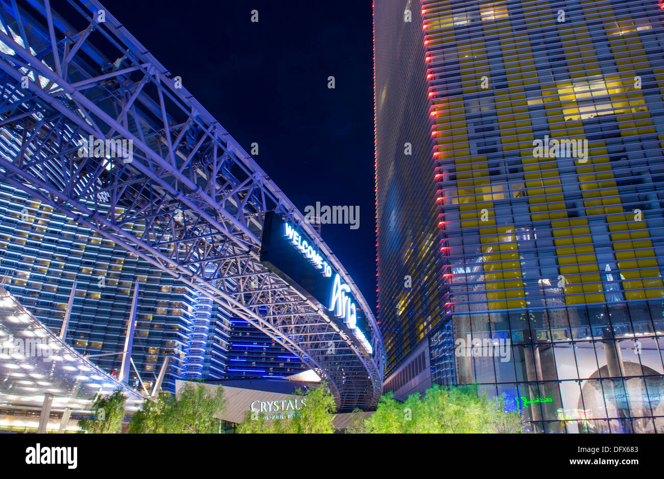 The Aria Resort and Casino in Las Vegas Stock Photo - Alamy