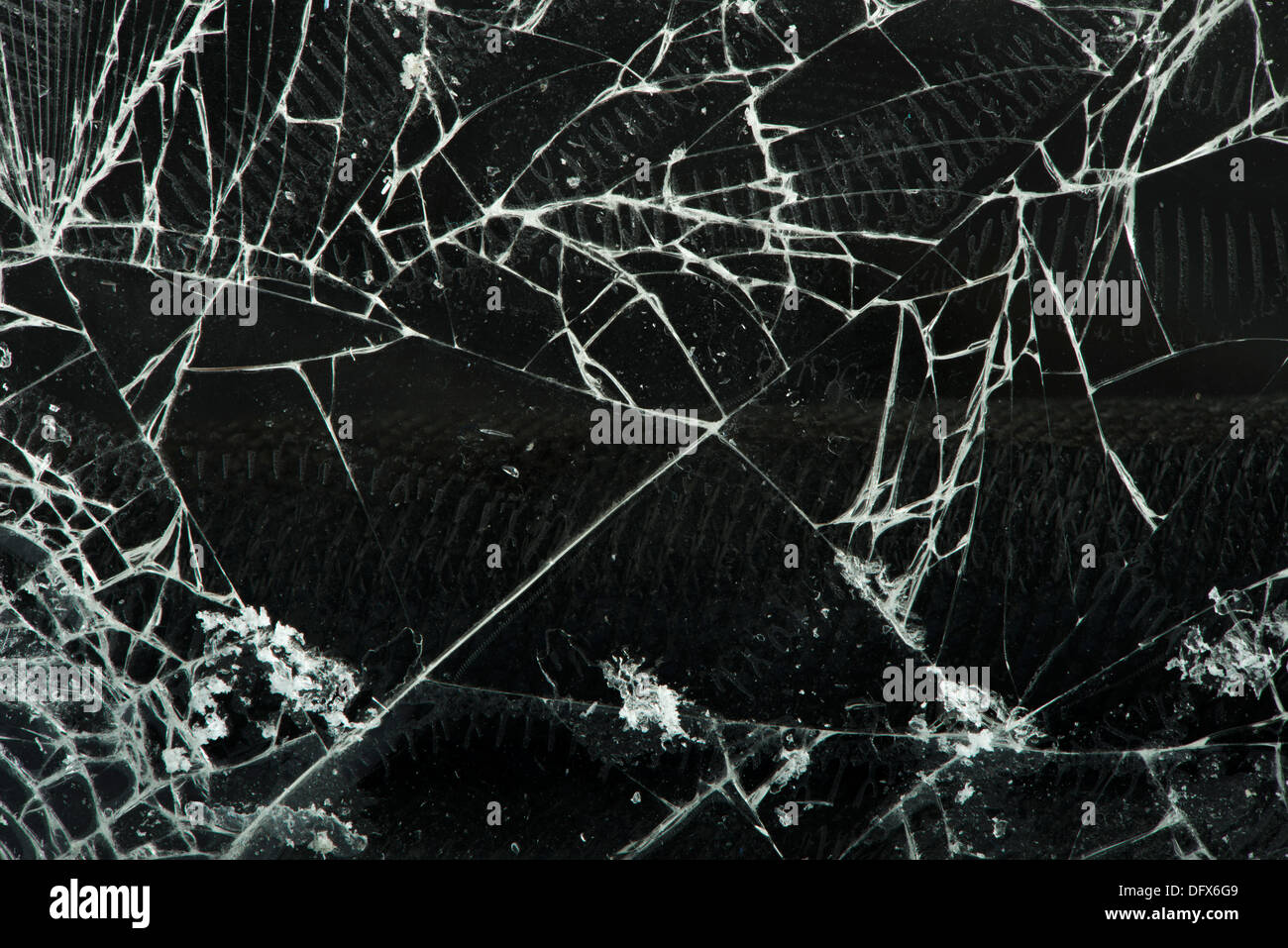 Broken glass black hi-res stock photography and images - Alamy