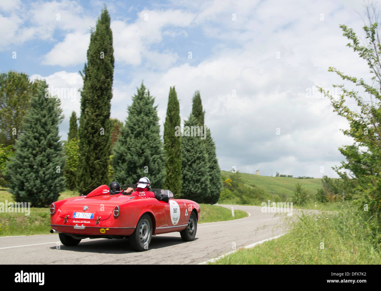 Mille Miglia, 1000 Miglia, Race, Old, Car, Tuscany Stock Photo - Alamy