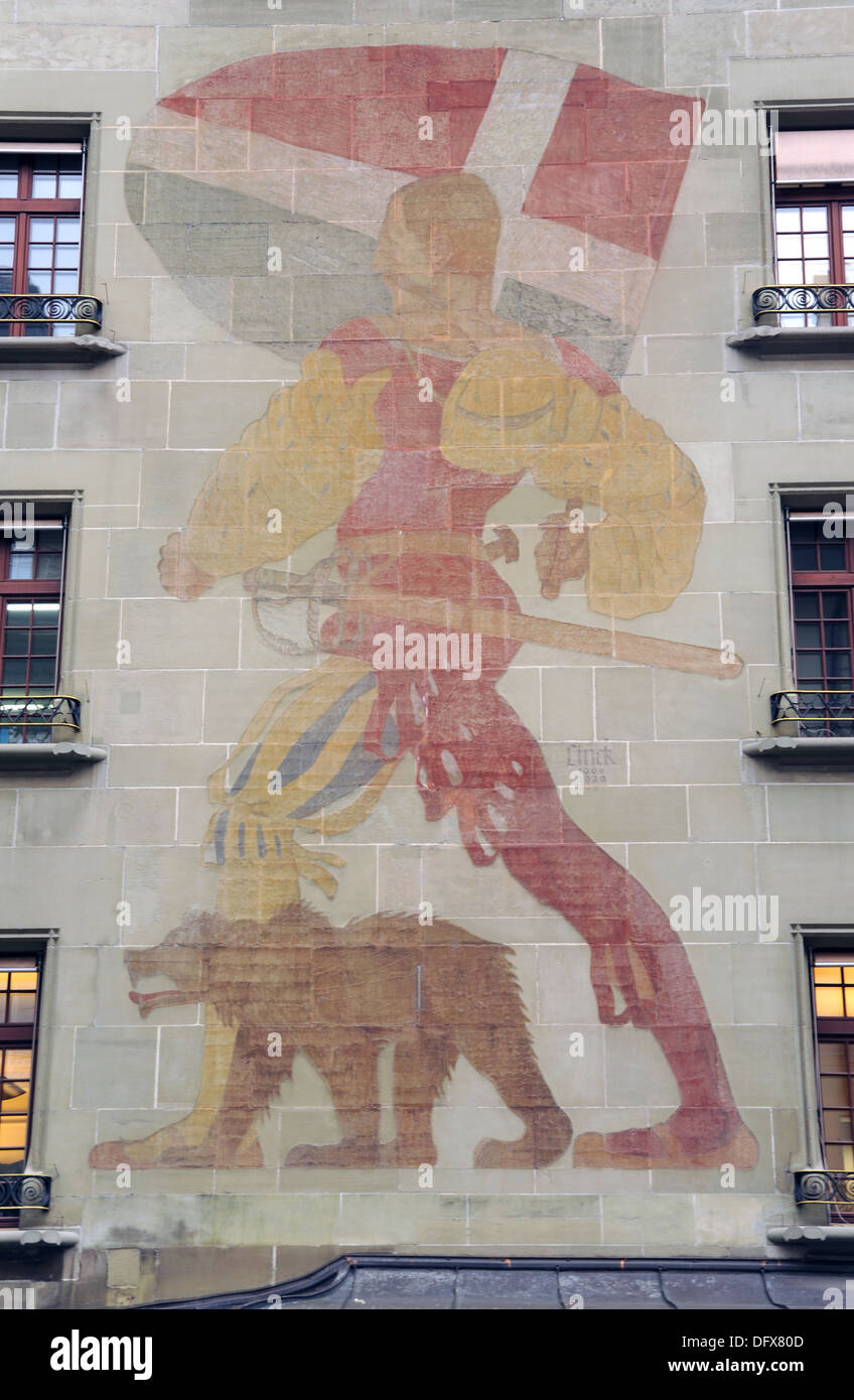 Wall painting at Bern on Switzerland Stock Photo - Alamy