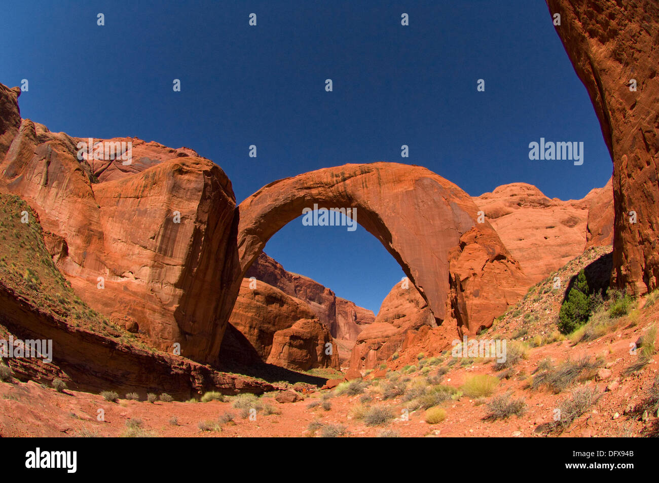 Natural Arch Rainbow Arch Lake Powell Rainbow Bridge National Monument ...