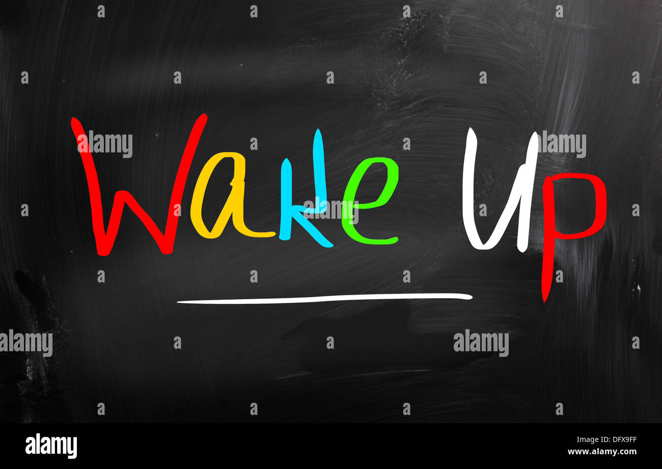 Wake Up Concept Stock Photo - Alamy
