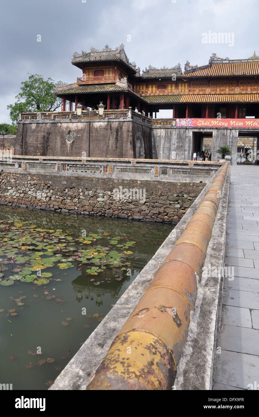 Noon gate at hue citadel hi-res stock photography and images - Alamy