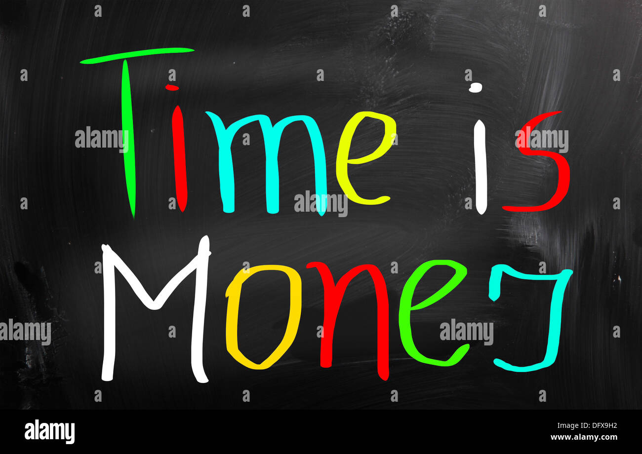 Time Is Money Concept Stock Photo - Alamy