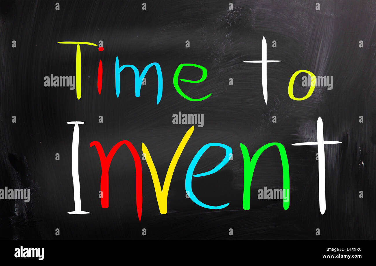 Time To Invent Concept Stock Photo - Alamy