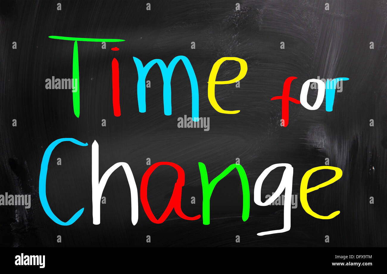 Time For Change Concept Stock Photo - Alamy