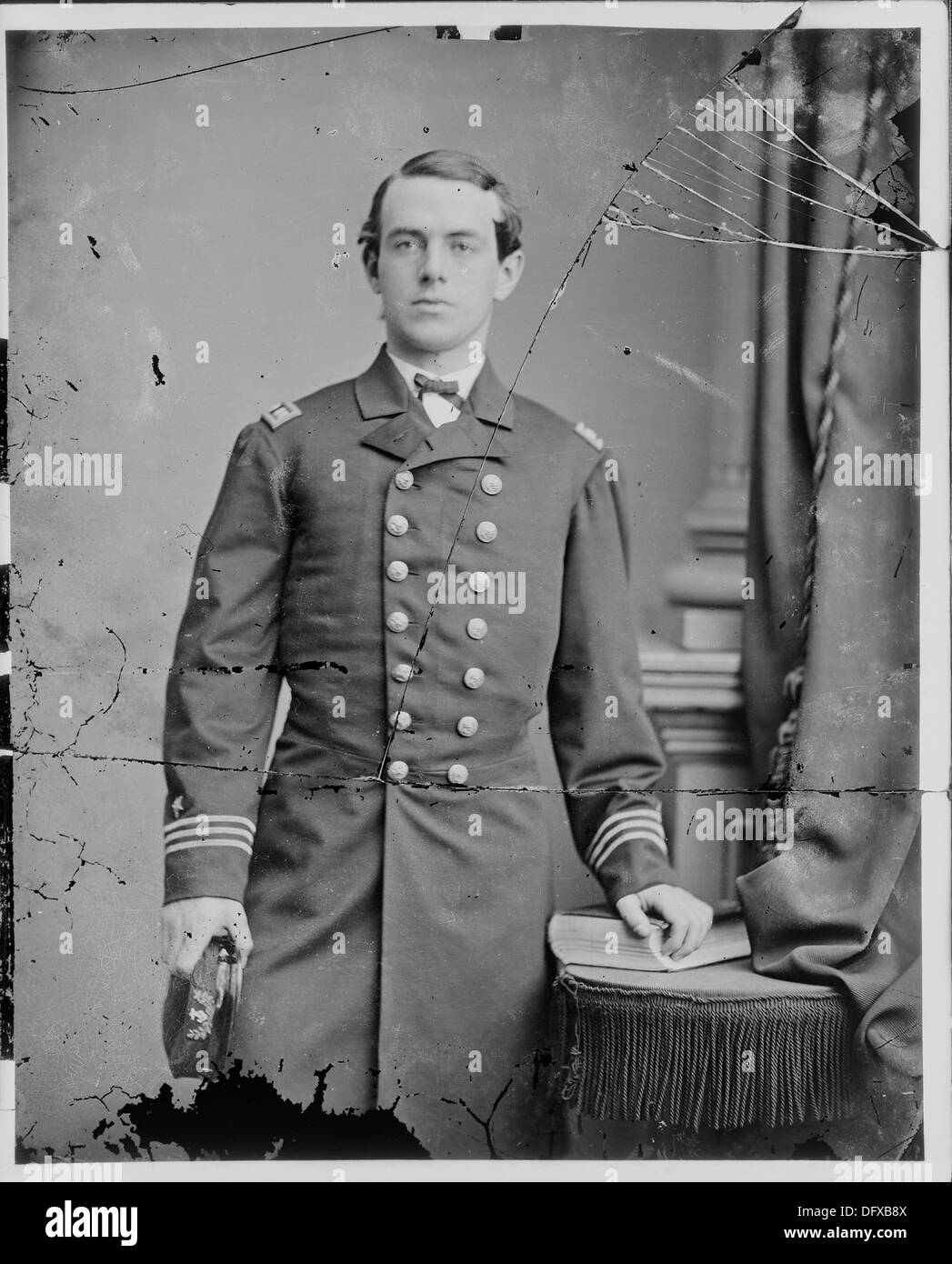 A portrait supposedly depicting Ensign Benjamin H. Porter, an ...