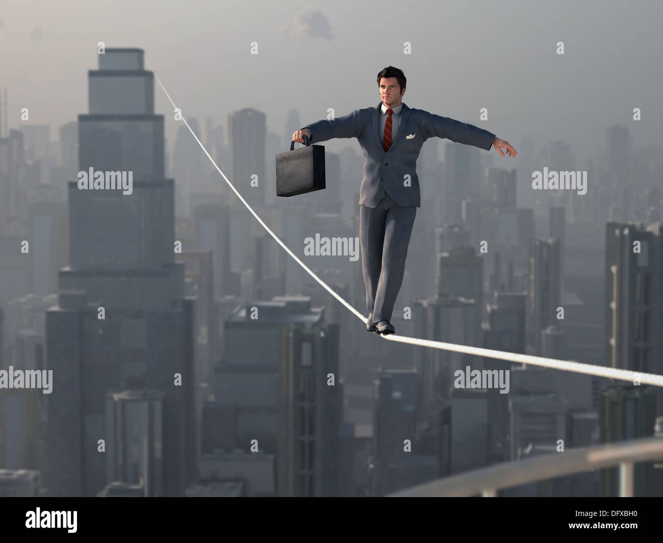 Rope rescue escape hi-res stock photography and images - Alamy