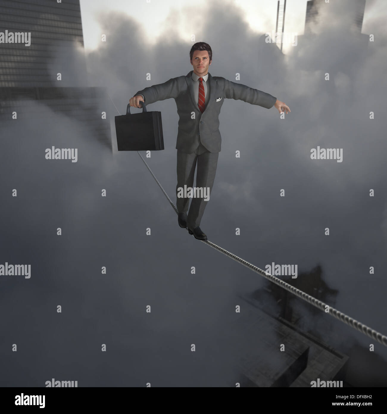 Rope rescue escape hi-res stock photography and images - Alamy