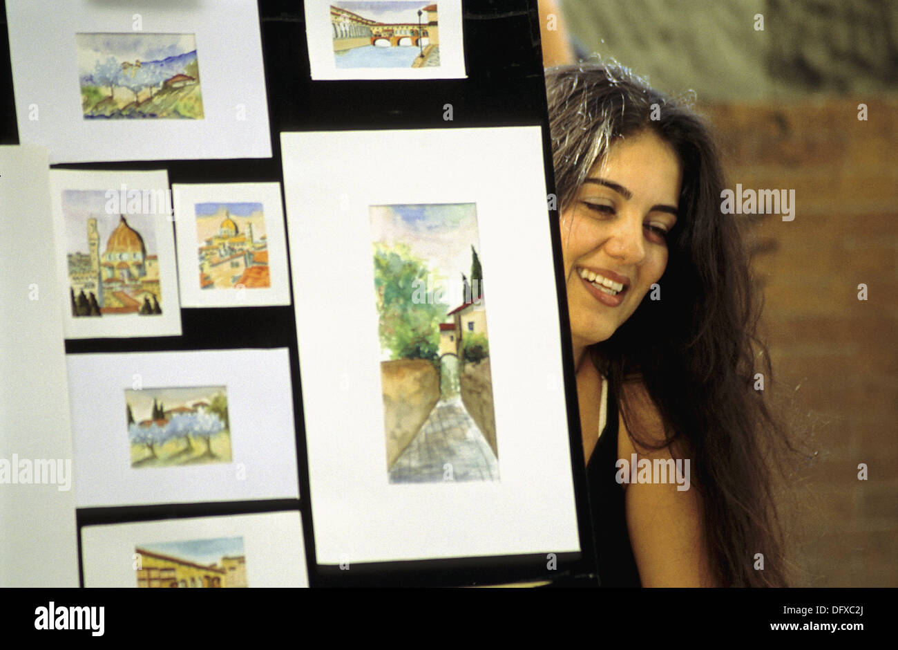 Artist florence hi-res stock photography and images - Alamy