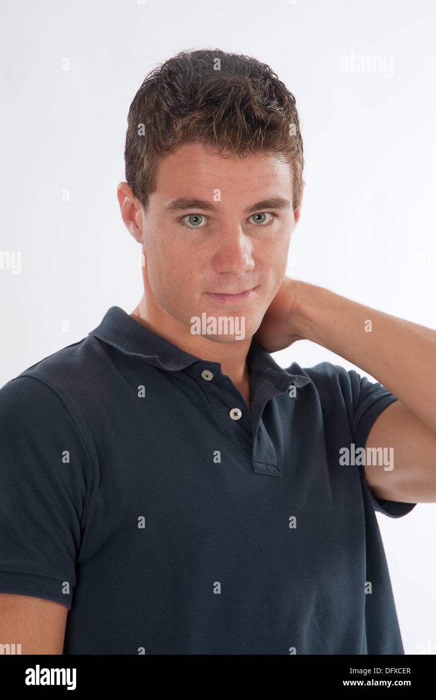 Hand on the neck hi-res stock photography and images - Alamy