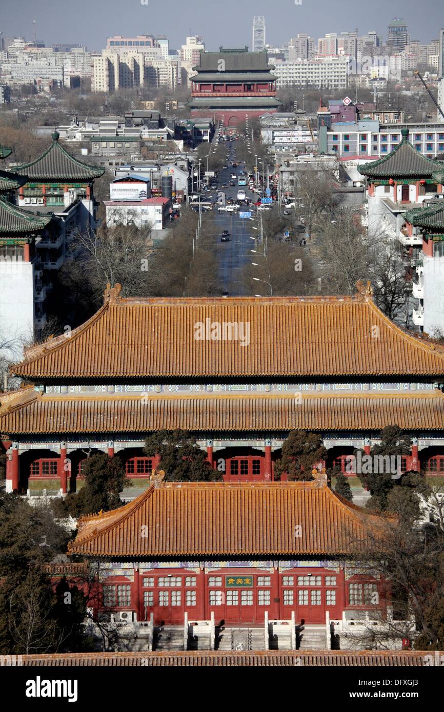 The central axis of beijing hi-res stock photography and images - Alamy