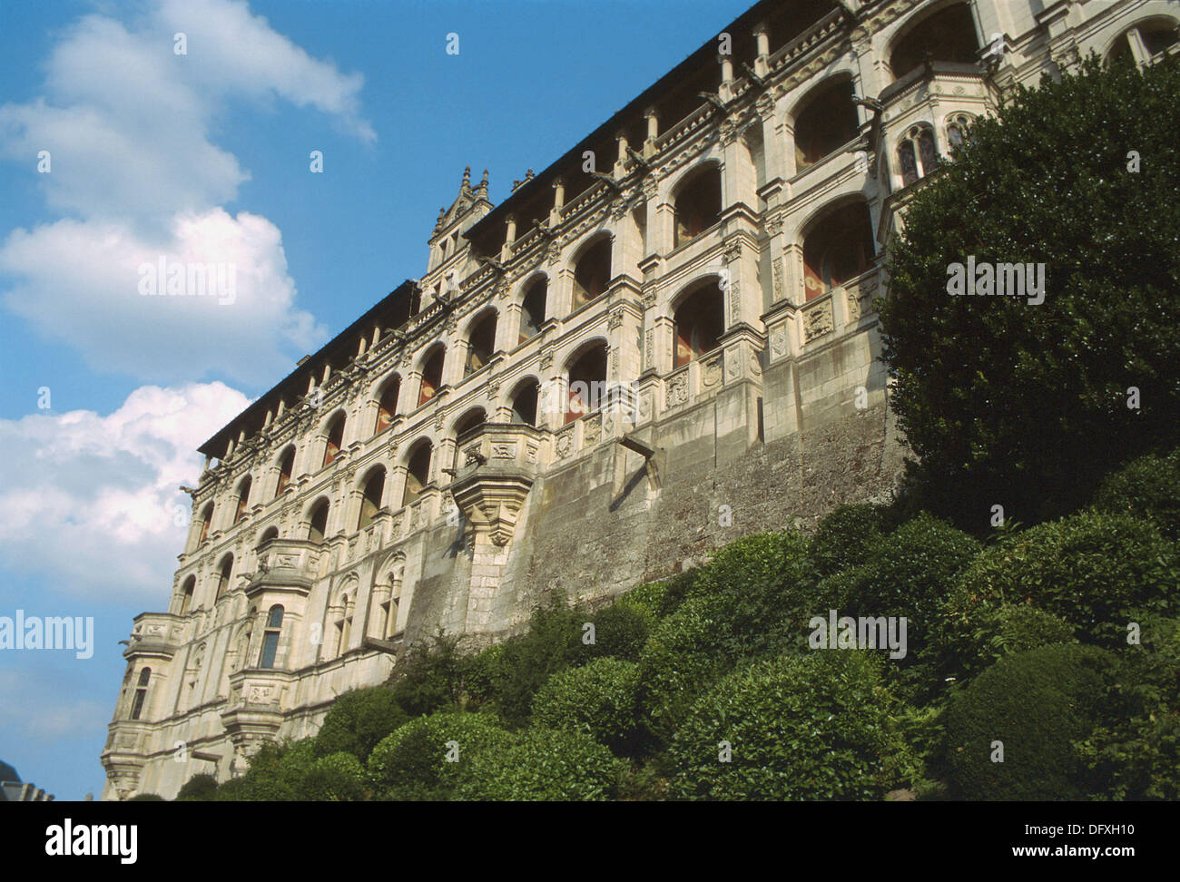 Europe, France, Blois, castle, side view Stock Photo - Alamy