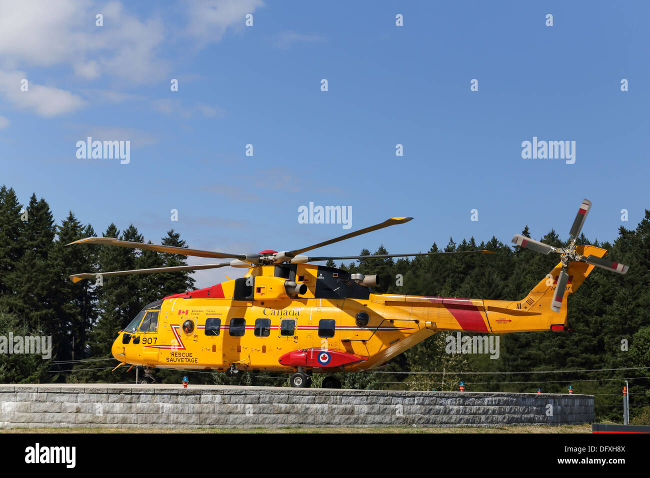 Canadian Forces AgustaWestland CH-149 Cormorant Helicopter at Victoria ...