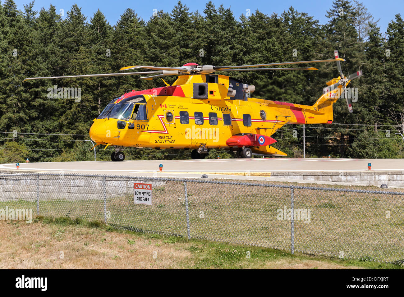 Canadian Forces AgustaWestland CH-149 Cormorant Helicopter at Victoria ...