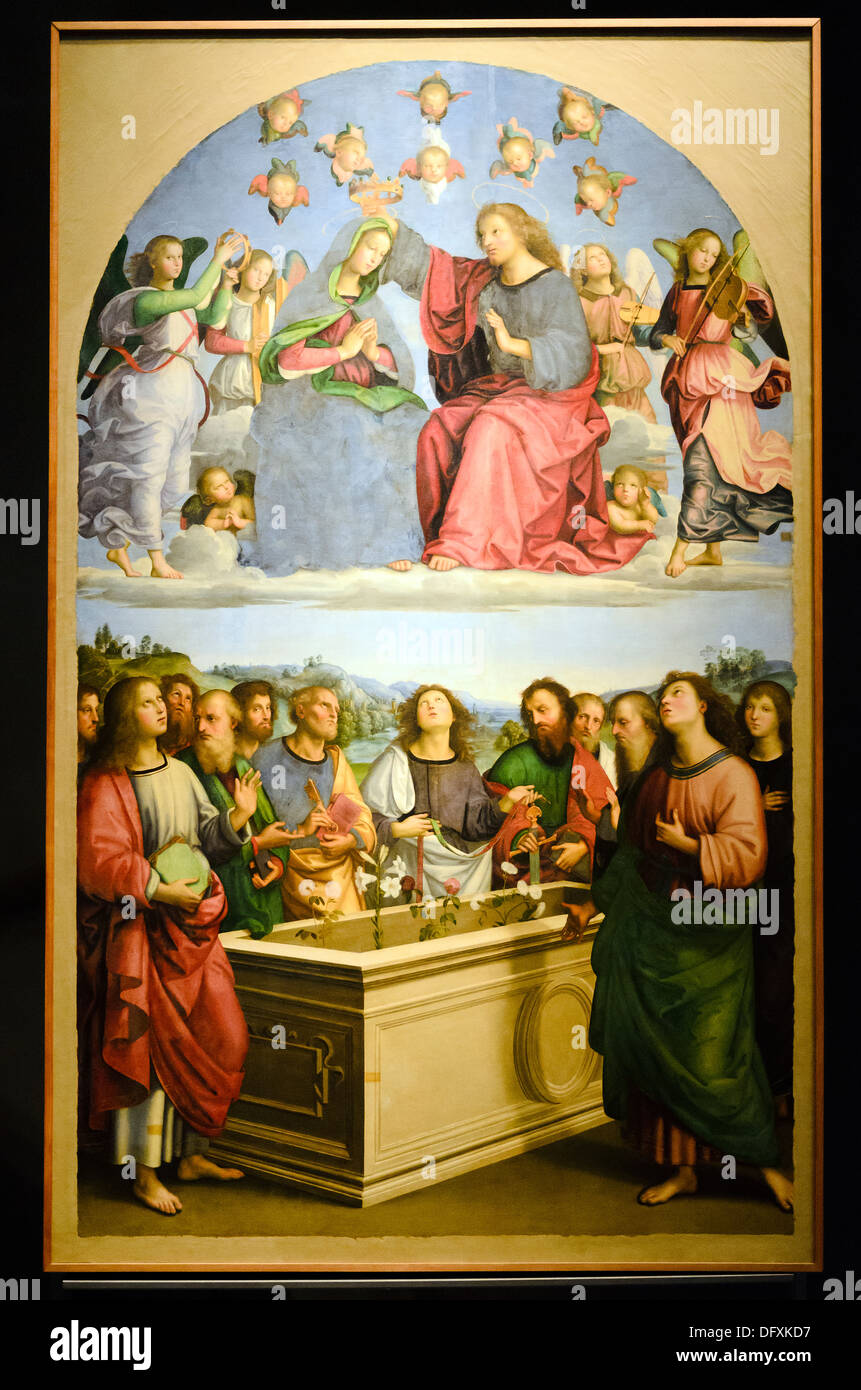 Coronation of the Virgin (Pala Oddi) by Raffaello Sanzio (Urbino 1483 ...