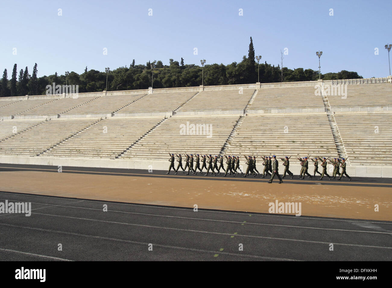 Military parade formation hi-res stock photography and images - Alamy
