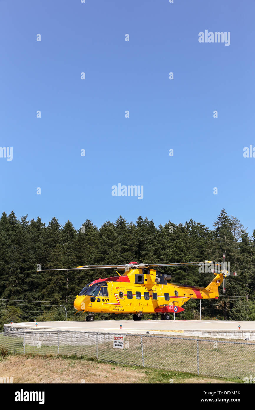 Canadian Forces AgustaWestland CH-149 Cormorant Helicopter at Victoria ...