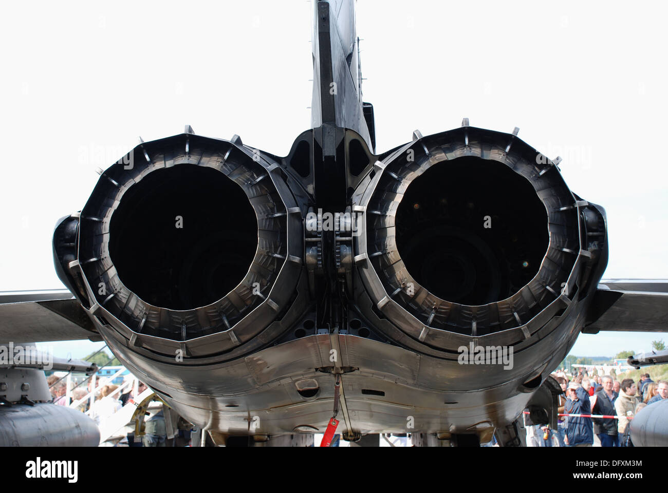 Tornado fighter jet engines Stock Photo - Alamy