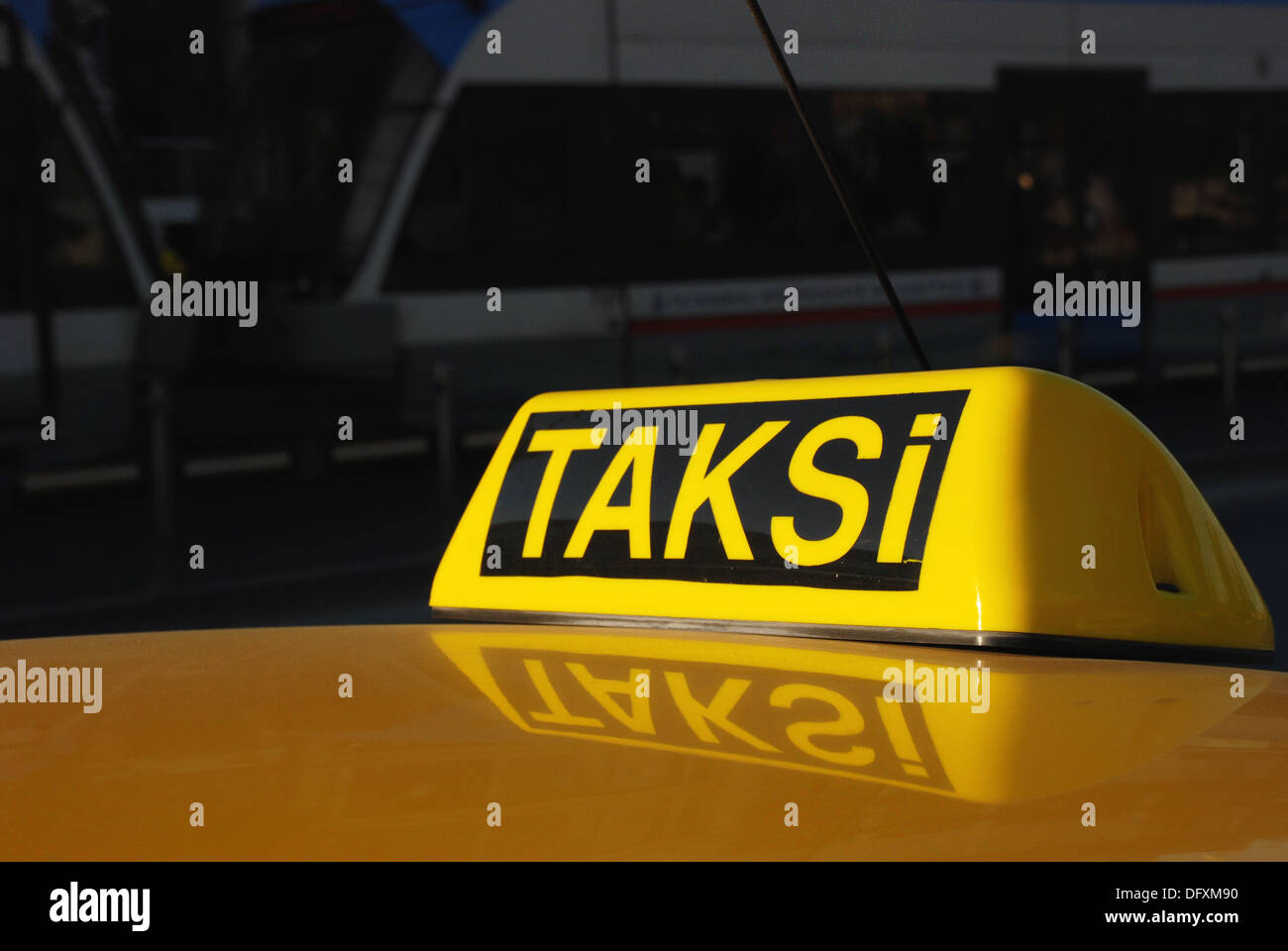 Istanbul taxi sign hi-res stock photography and images - Alamy