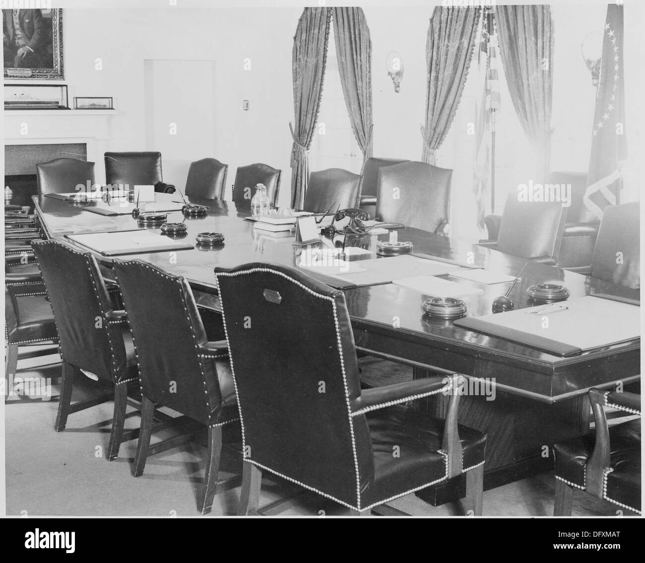 Government meetings Black and White Stock Photos & Images - Alamy