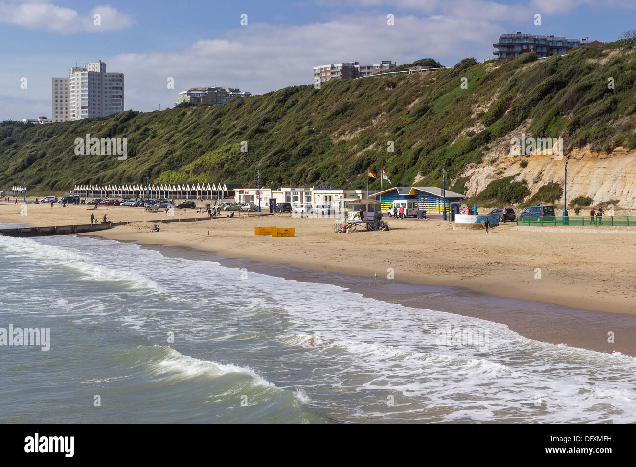 Boscombe beach and cliffs hi-res stock photography and images - Alamy