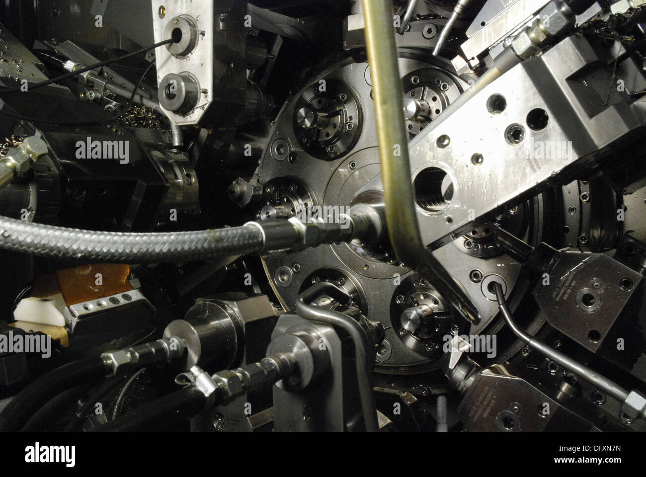 Automatic lathes hi-res stock photography and images - Alamy