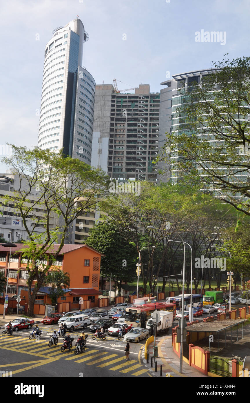 Kuala Lumpur (Malaysia): modern architecture near Merdeka Square Stock ...