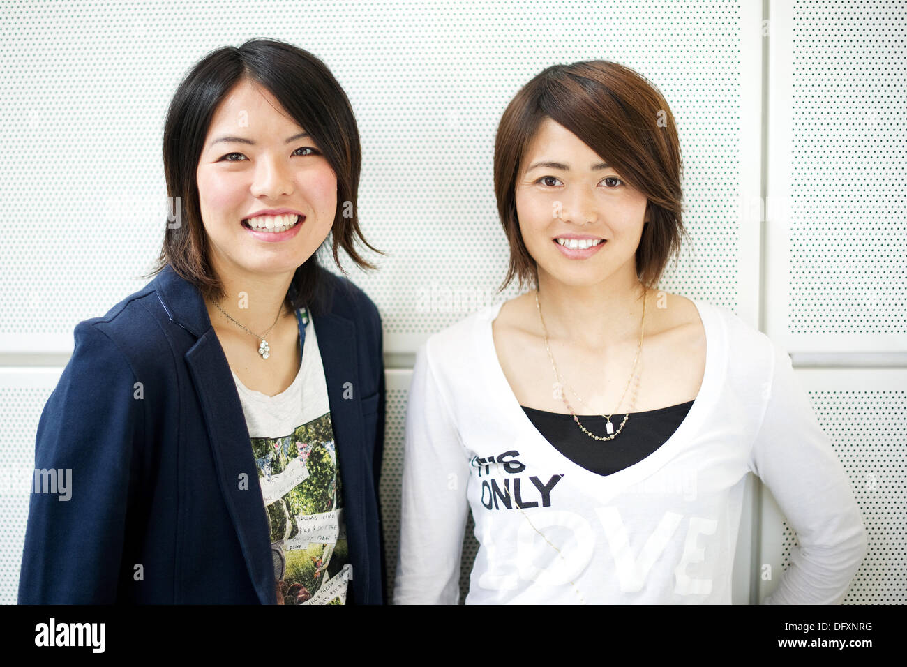 Photo Call with Kozue Ando and Saki Kumagai 15th April 2013 in ...