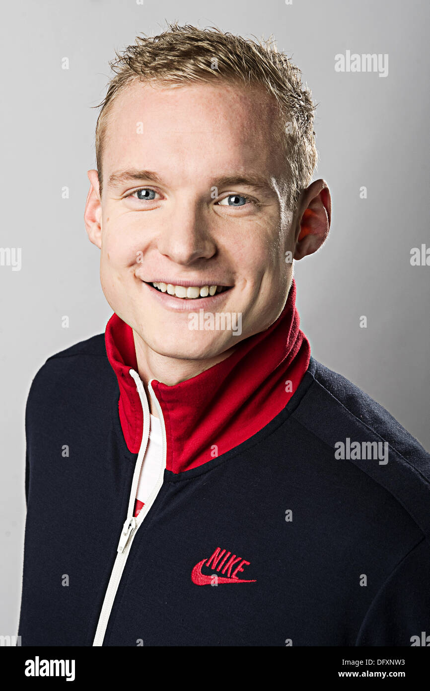 Photo call with soccer player Sebastian Rode at the Lindner Hotel in ...