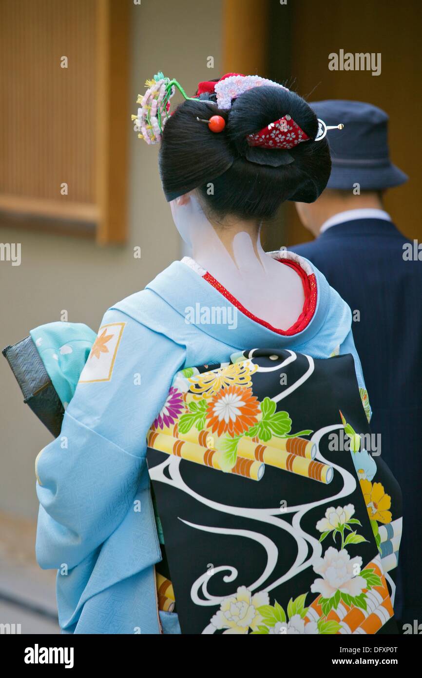 Geisha Japan And Back View High Resolution Stock Photography and Images ...