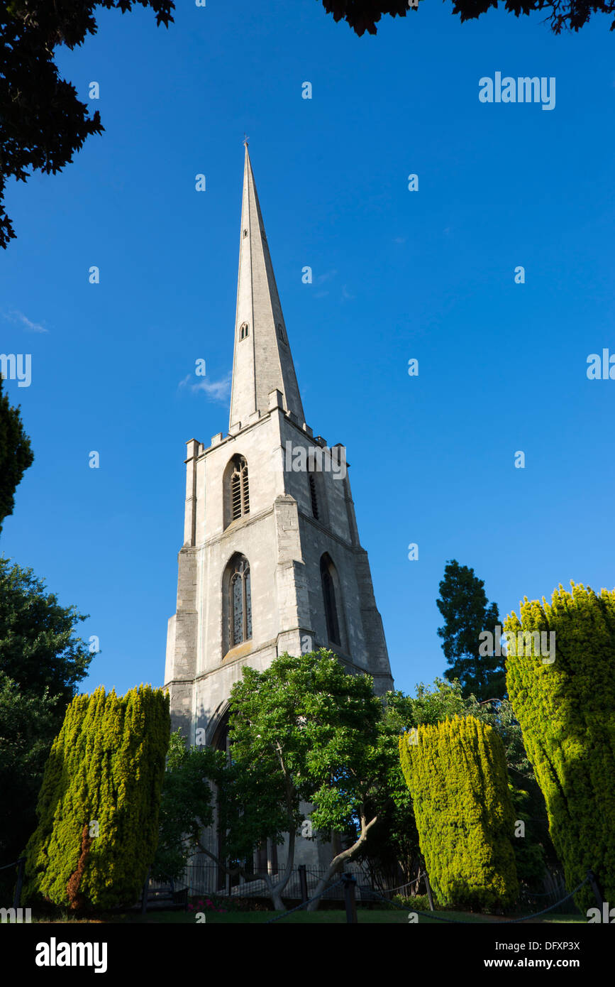 St Andrew's Spire, known locally as 'The Glover's Needle', Worcester ...
