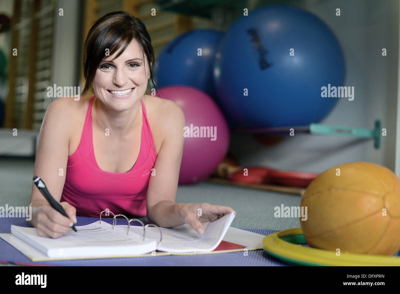 Photoshooting with german Biathlet Andrea Henkel. Photo: Frank May ...