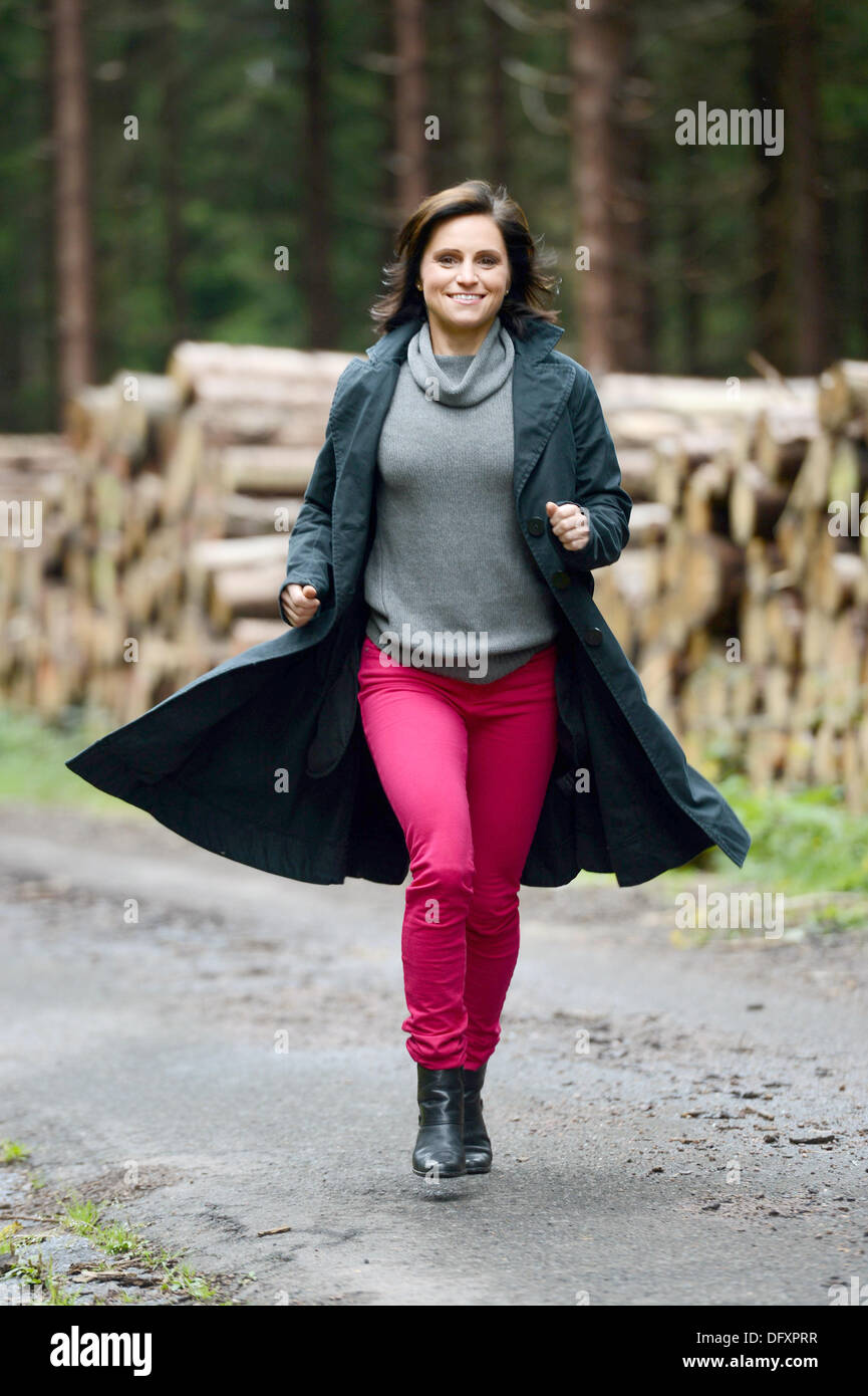 Photoshooting with german Biathlet Andrea Henkel. Photo: Frank May ...