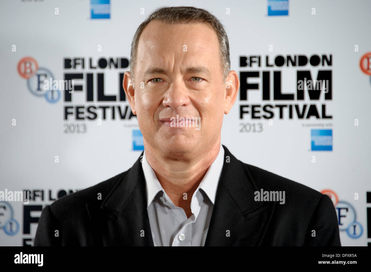 U.S actor Tom Hanks arrives for the BFI London Film Festival Captain ...