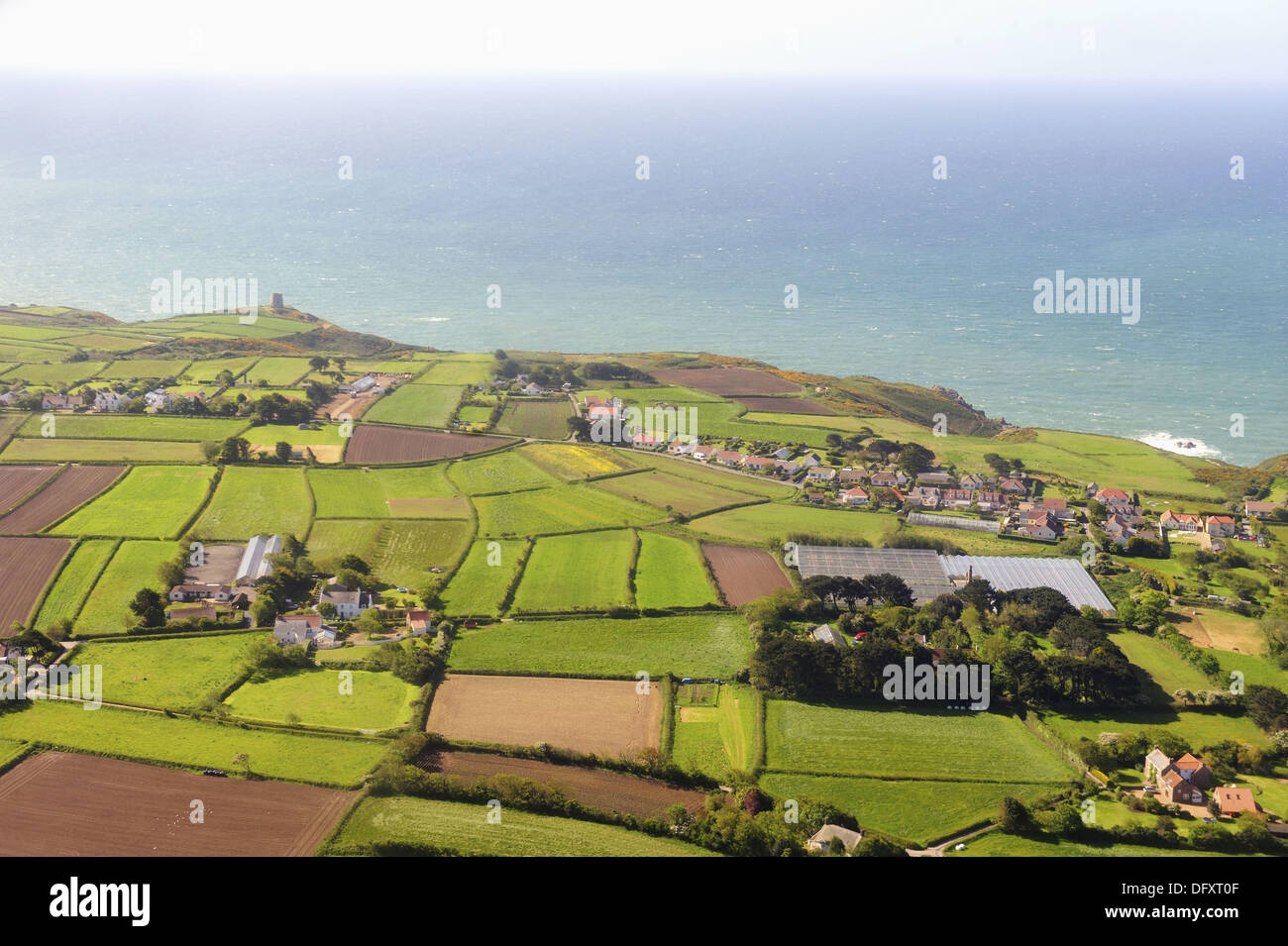 Aerial view of guernsey hi-res stock photography and images - Alamy