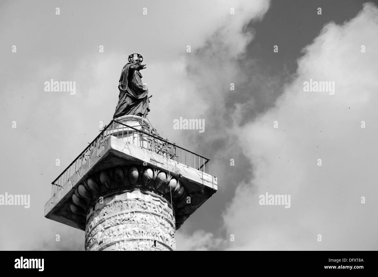 Christian column Black and White Stock Photos & Images - Alamy