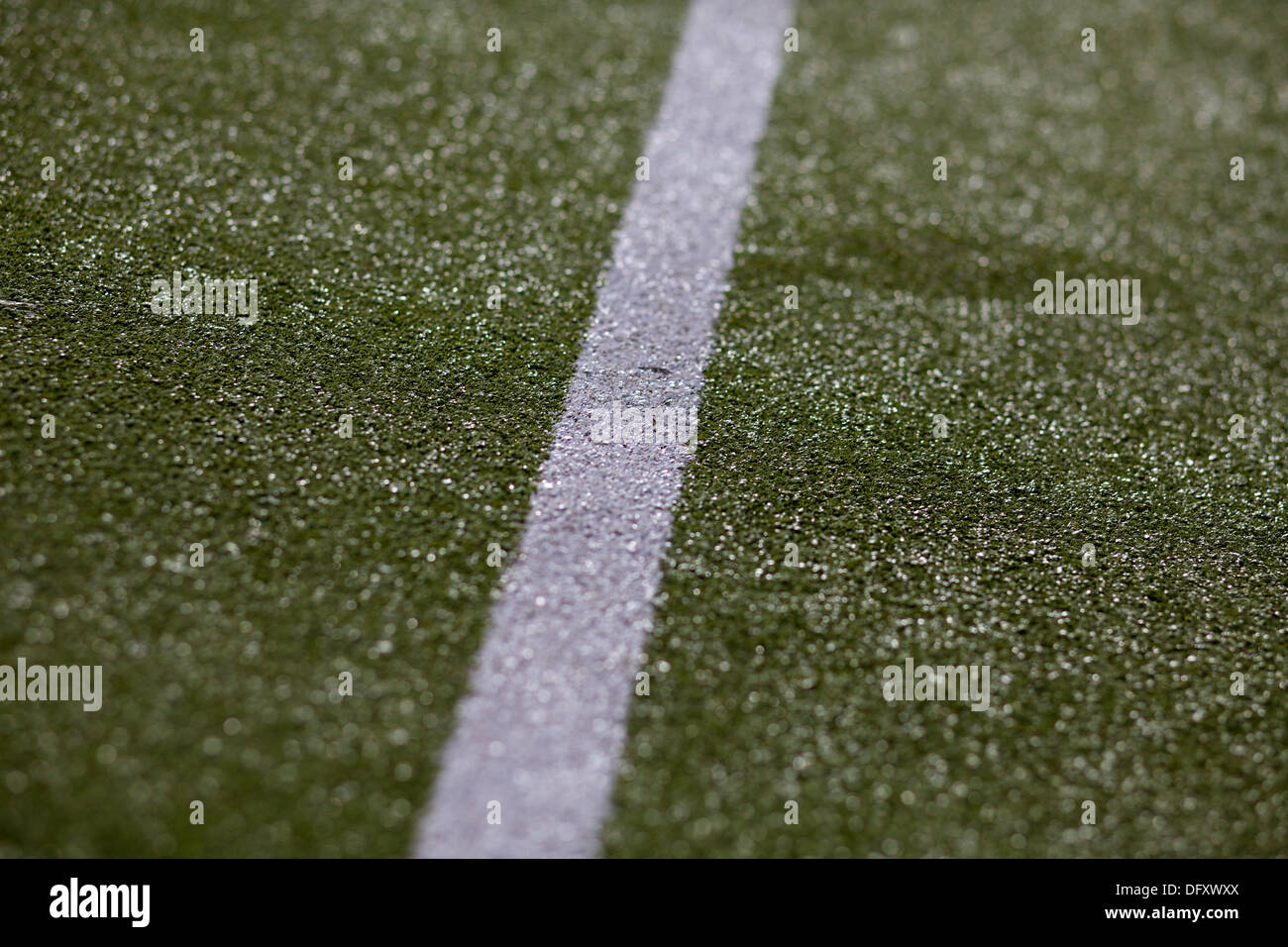 close up shot of lines on a tennis court Stock Photo - Alamy