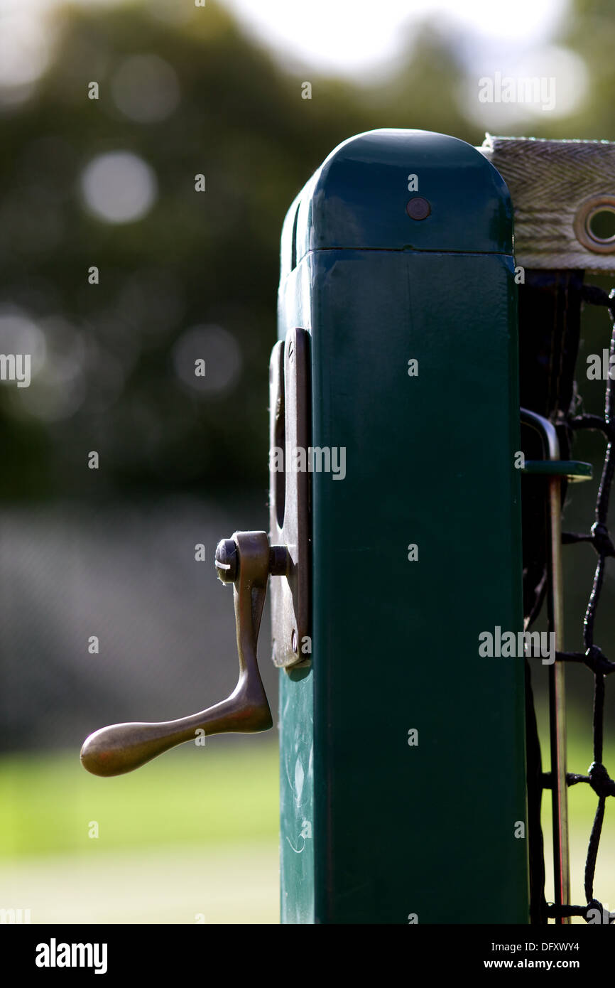 tennis net winding mechanism Stock Photo - Alamy