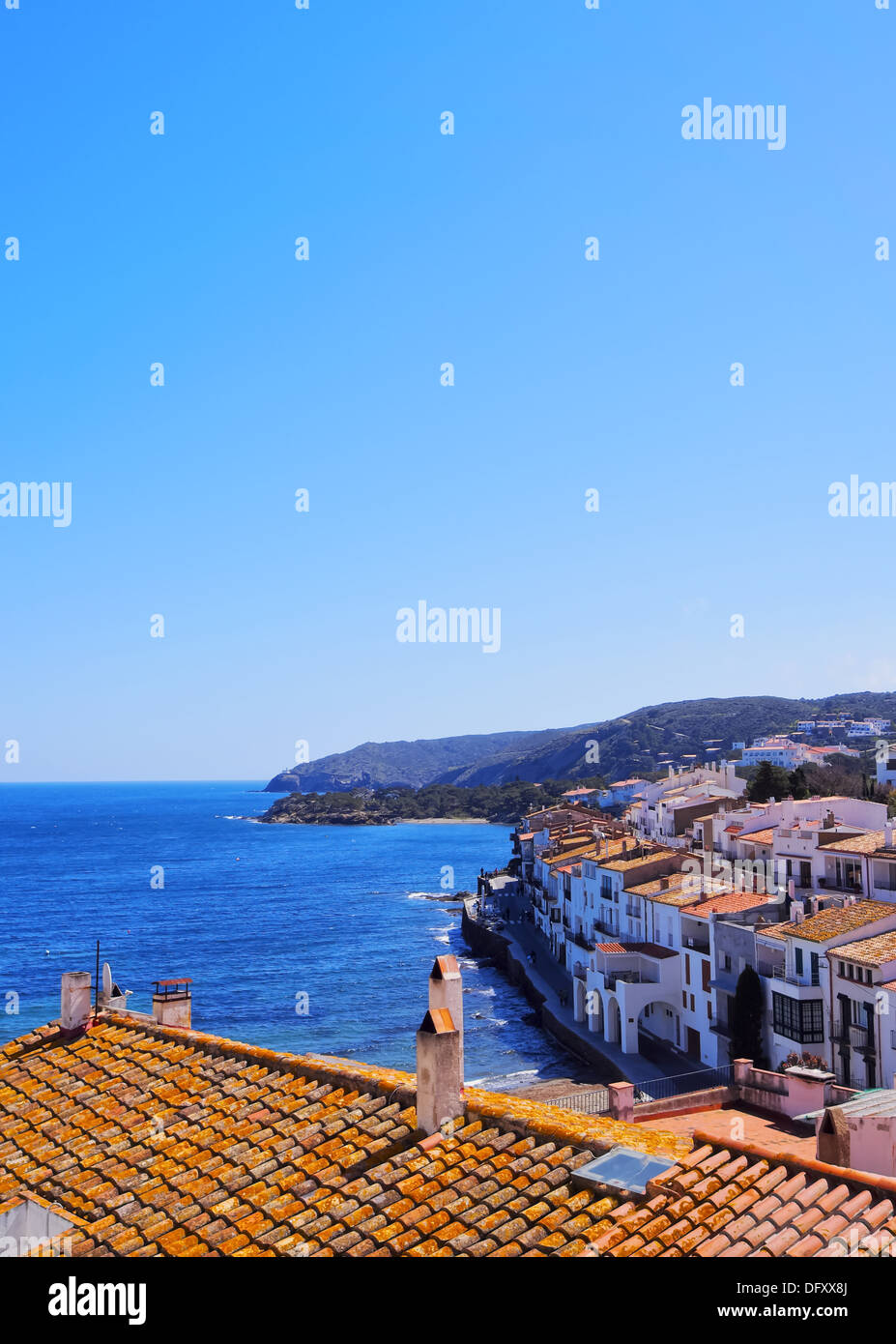Cadaques - one of the most touristic towns of Costa Brava, Catalonia ...
