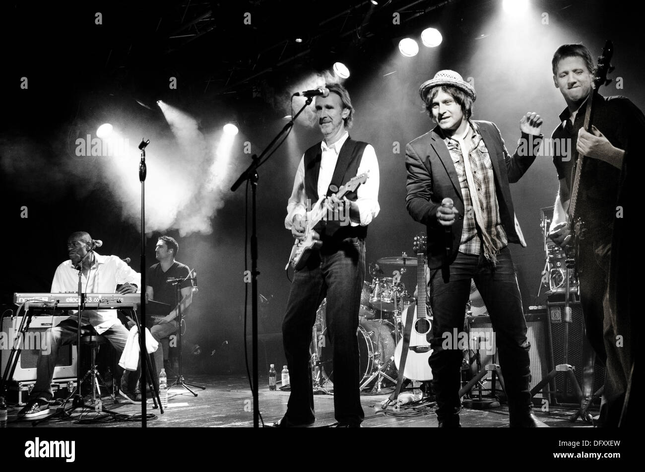 Guitarist Mike Rutherford from Genesis, playing with his other band ...