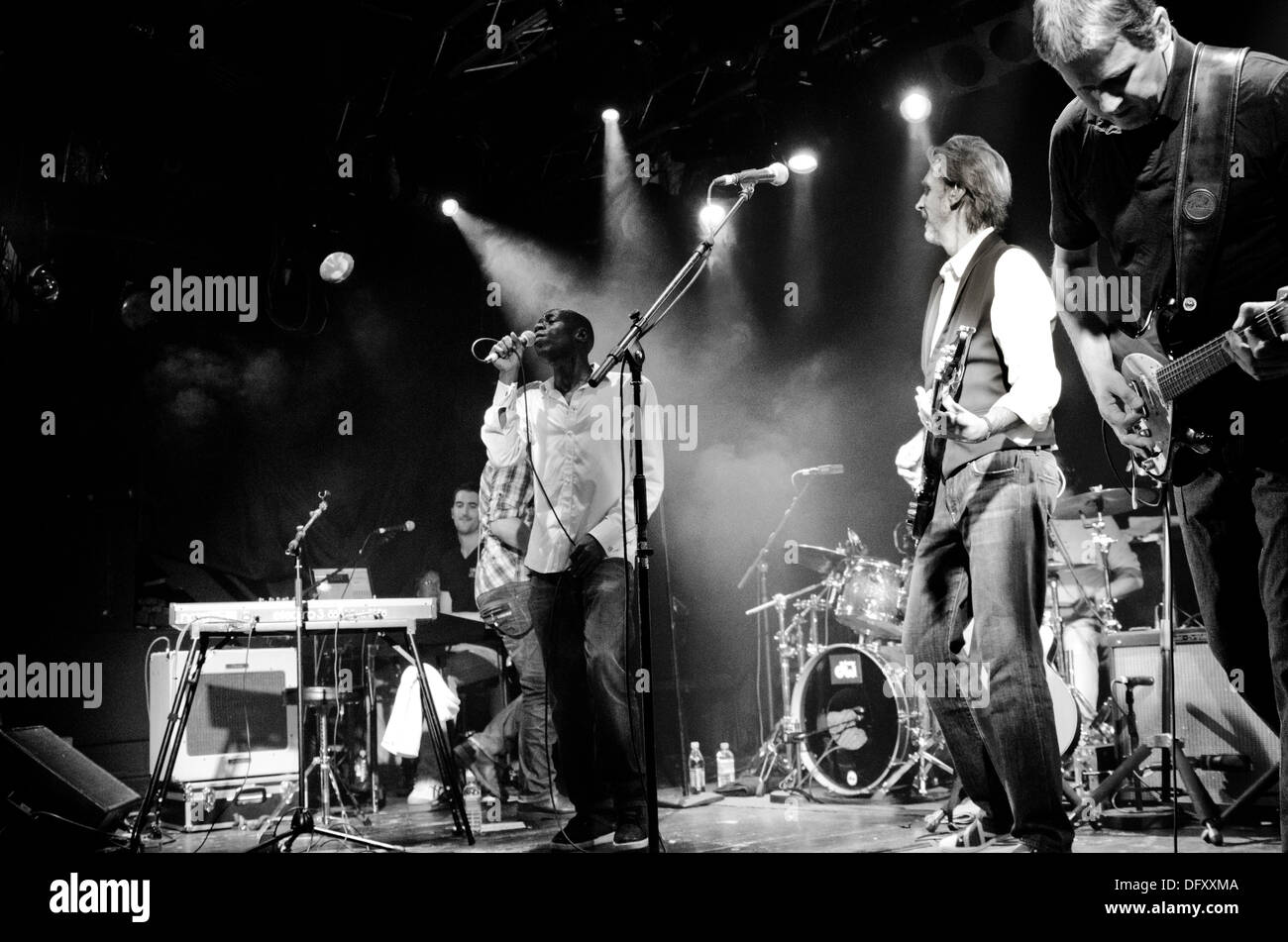 Guitarist Mike Rutherford from Genesis, playing with his other band ...