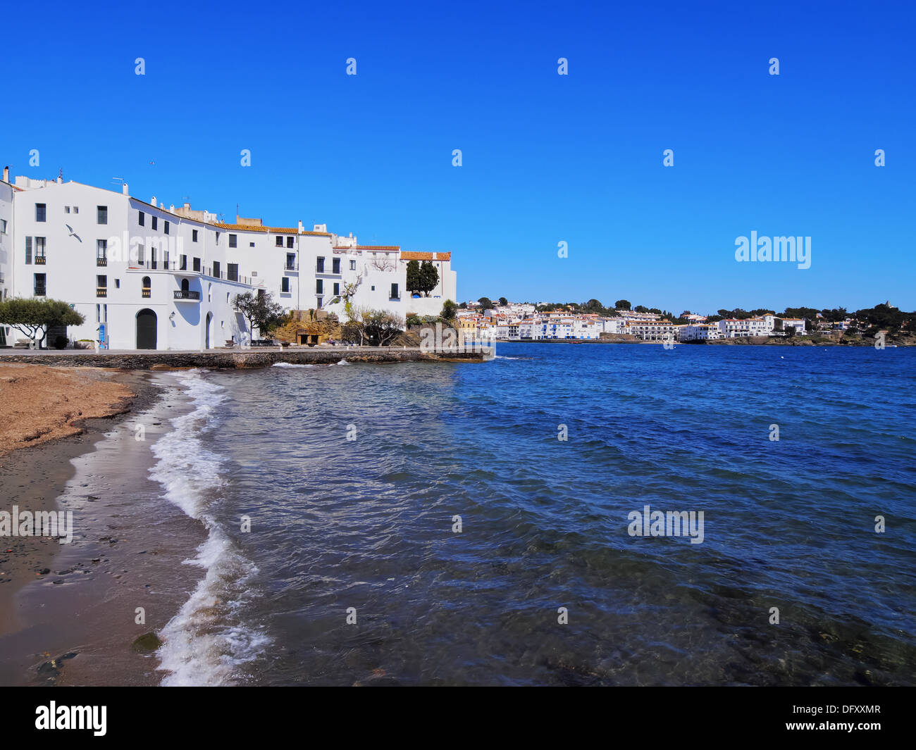 Cadaques - one of the most touristic towns of Costa Brava, Catalonia ...