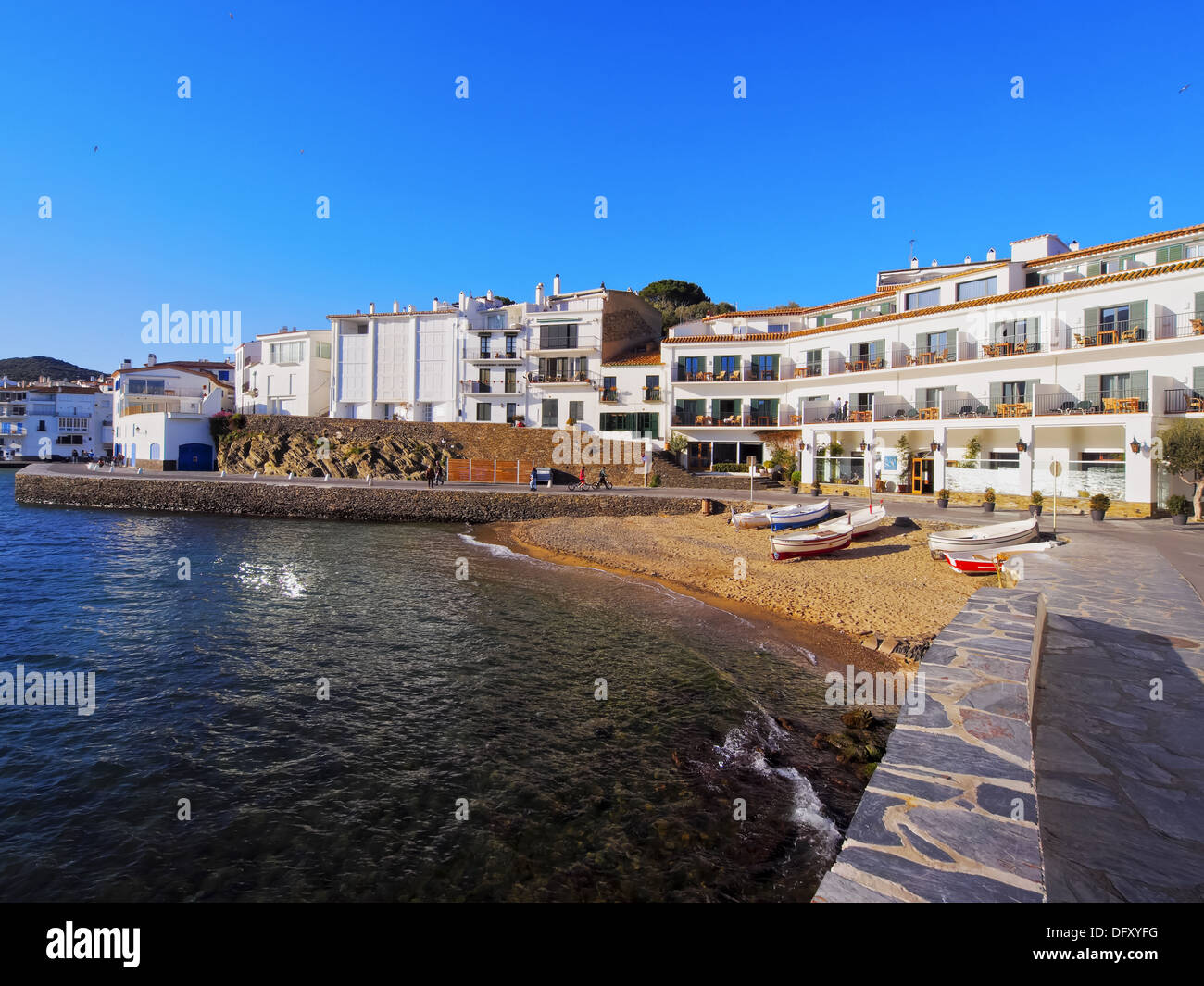 Cadaques - one of the most touristic towns of Costa Brava, Catalonia ...