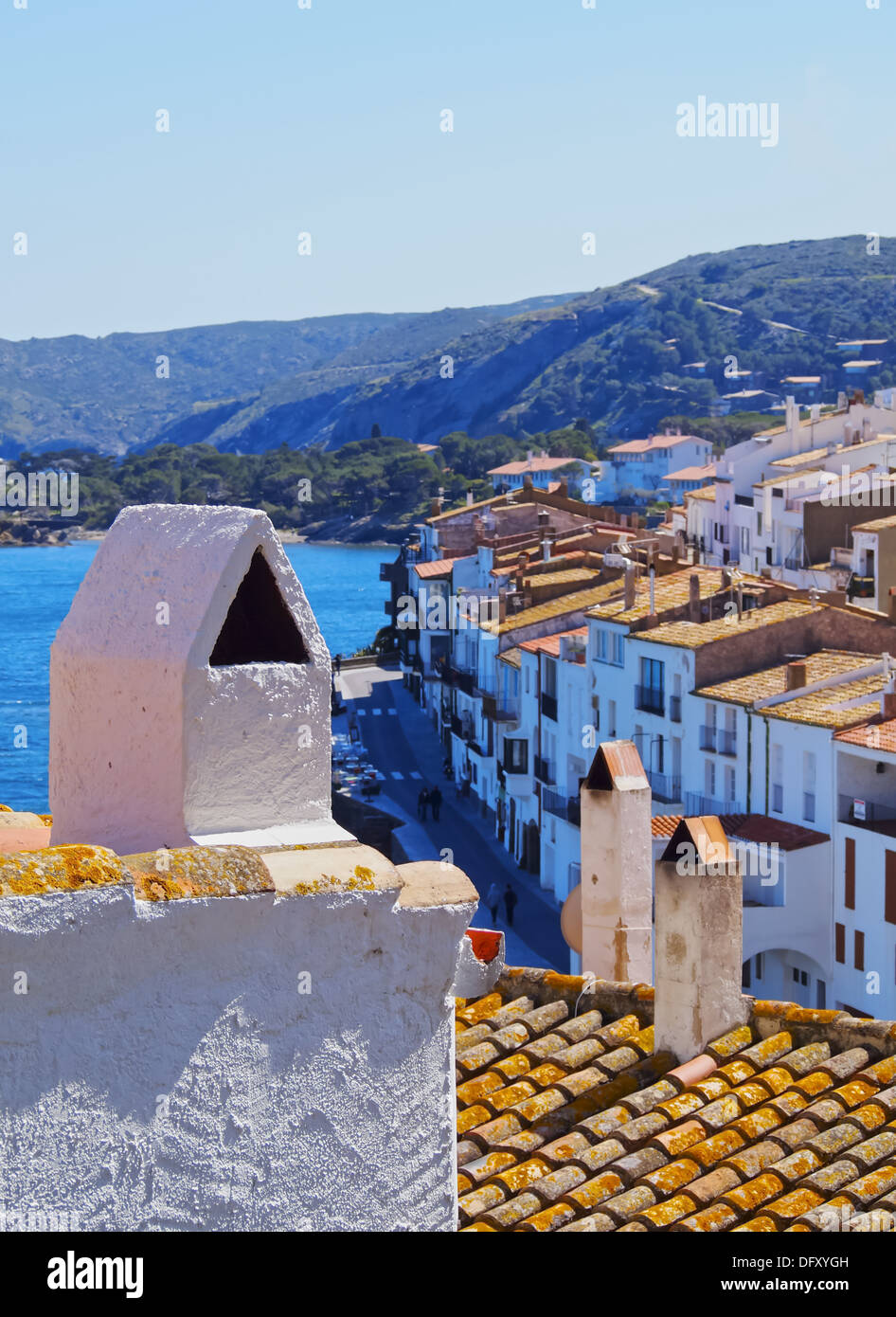 Cadaques - one of the most touristic towns of Costa Brava, Catalonia ...