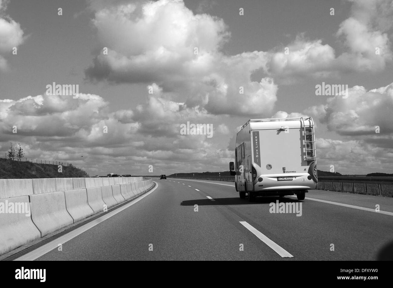 Camper mobile Black and White Stock Photos & Images - Alamy