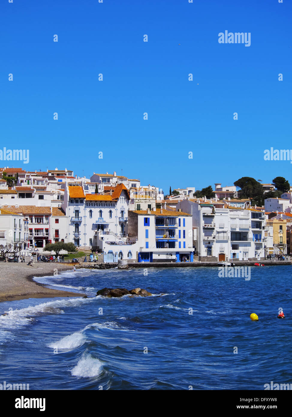Cadaques - one of the most touristic towns of Costa Brava, Catalonia ...