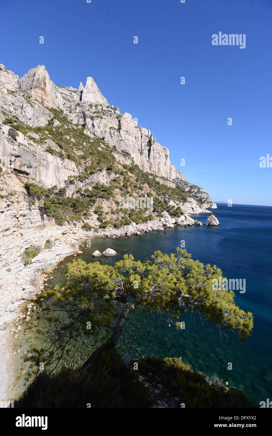 View of the magnificent Calanque de Sugiton, one of the most amazing ...