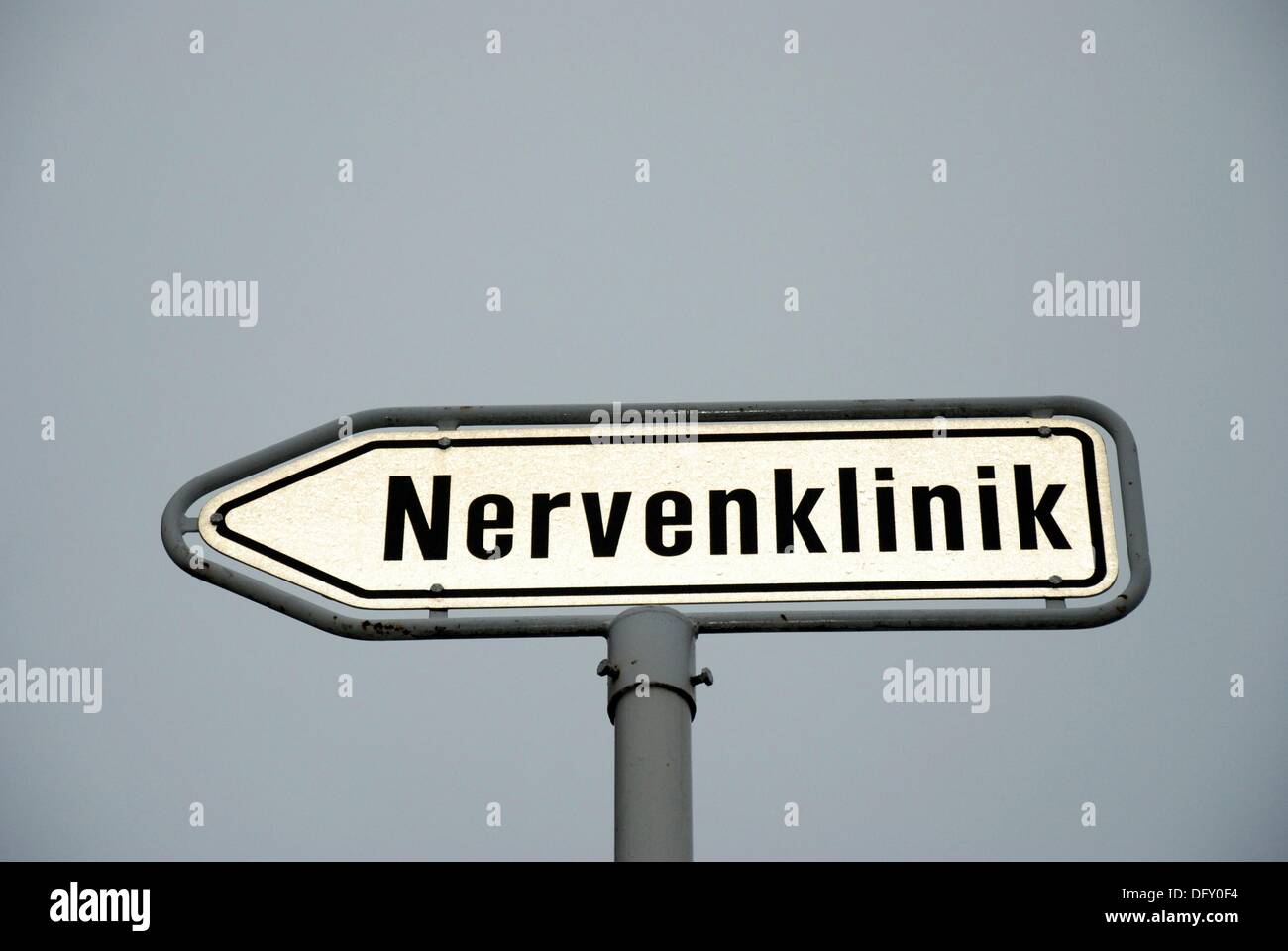 Mental Hospital Sign