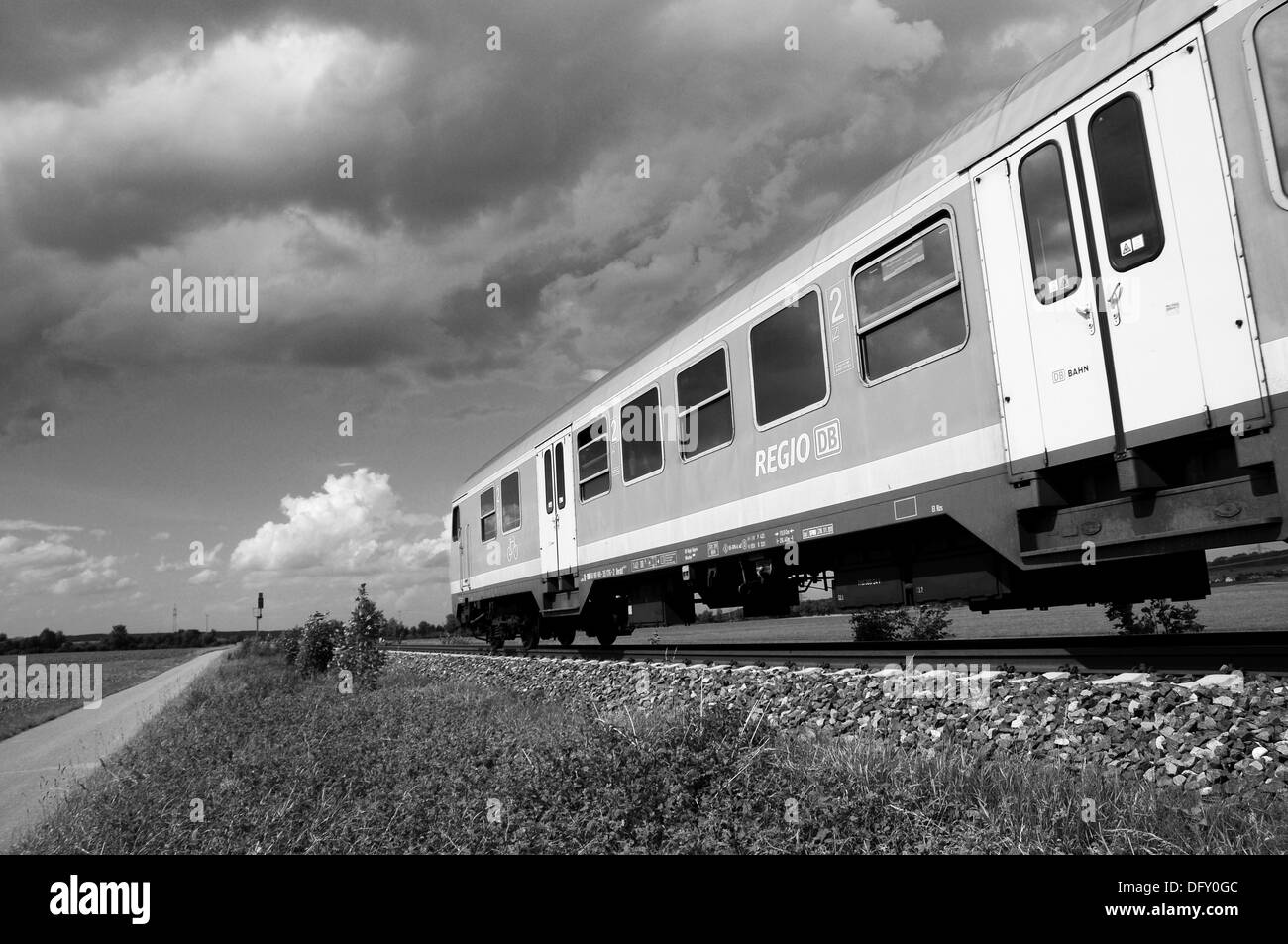 Local Train of the Deutsche Bahn AG Stock Photo - Alamy
